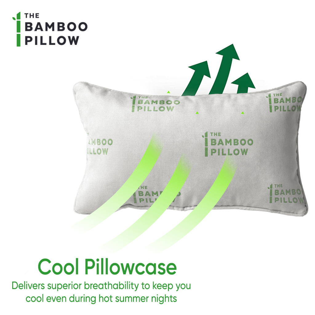 Memory Foam Bamboo Pillow For Premiere Sleep -- The Bamboo Pillow